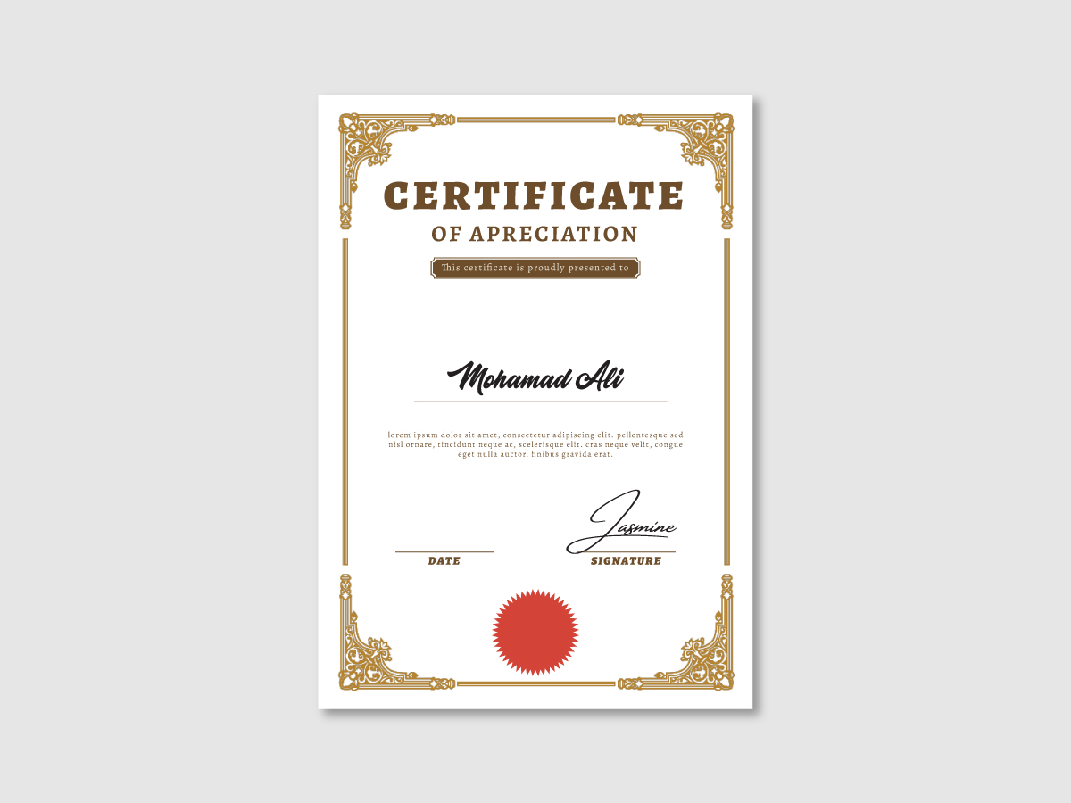 Certificate Printing - Most Valuable Print