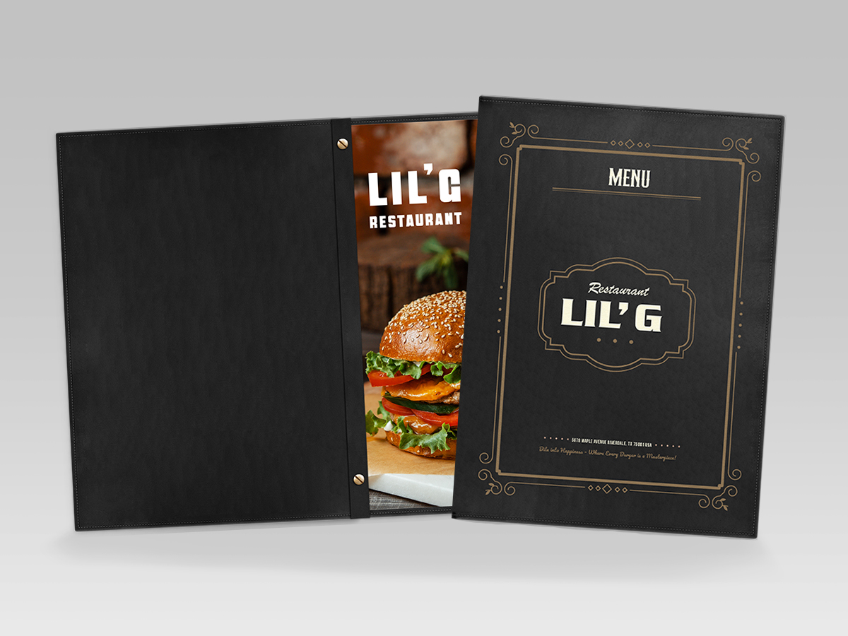 Hard Cover Menu - Most Valuable Print