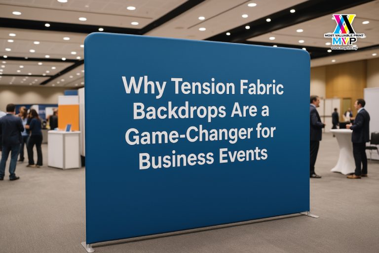 Tension Fabric Backdrop - Most Valuable Print